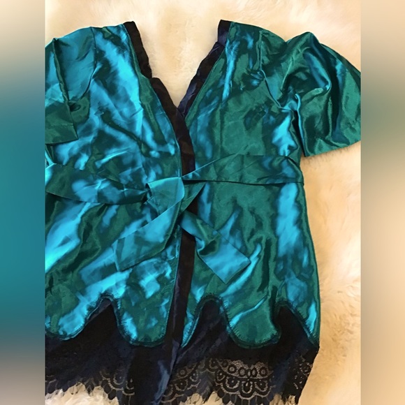 Fantasy Lingerie | Intimates & Sleepwear | Fantasy Lingerie Green Satin ...